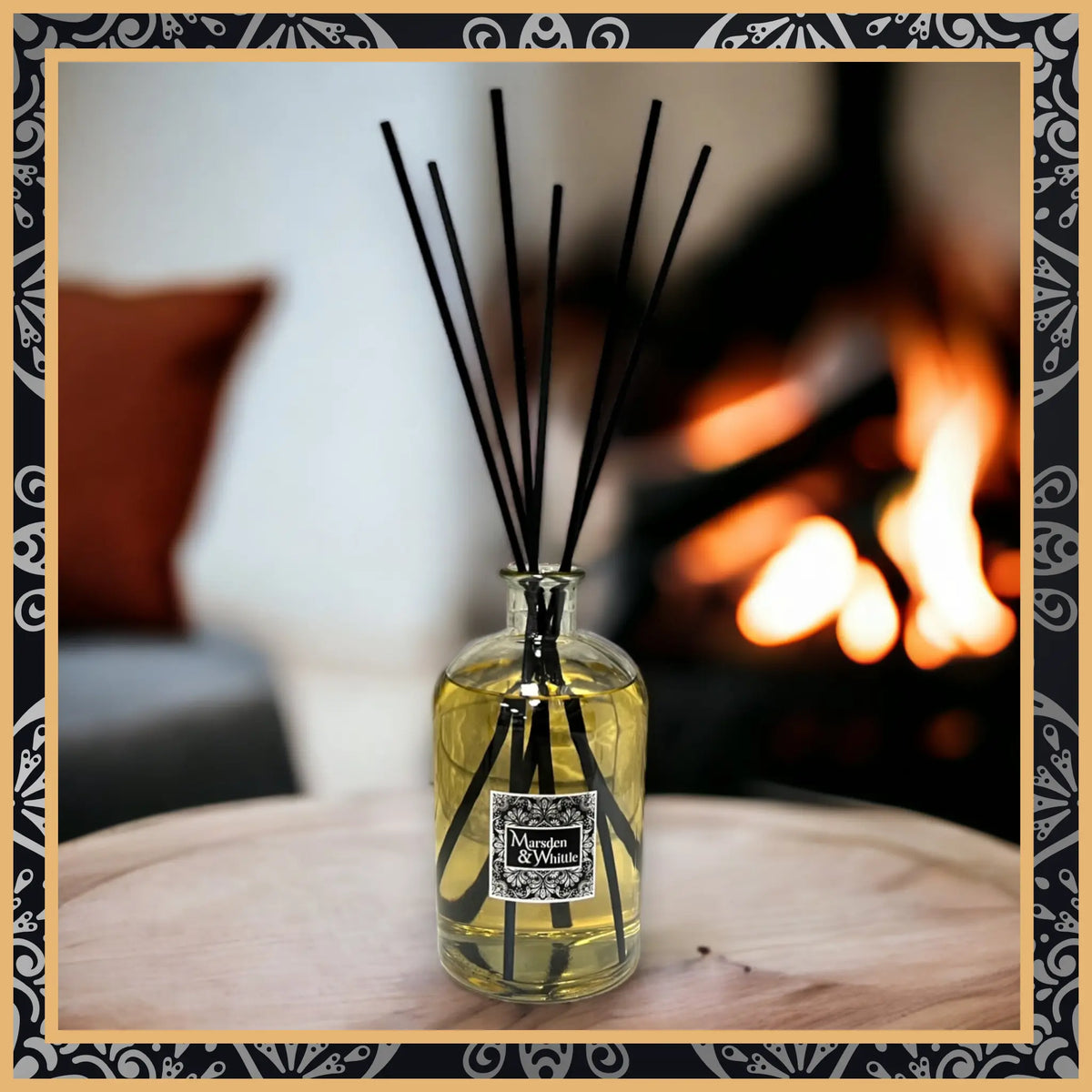 Dark Honey And Tobacco Statement Diffuser Marsden And Whittle